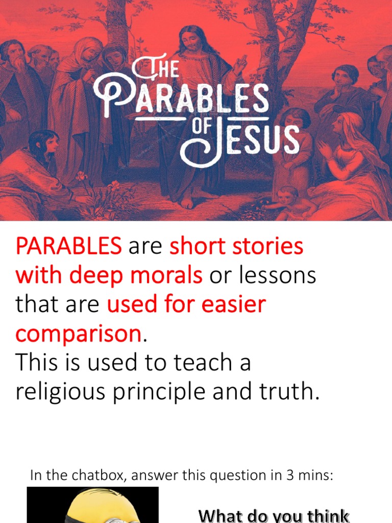(2Q) Week 4 - Parables of The Kingdom | PDF | Parables Of Jesus | Eternal Life (Christianity)