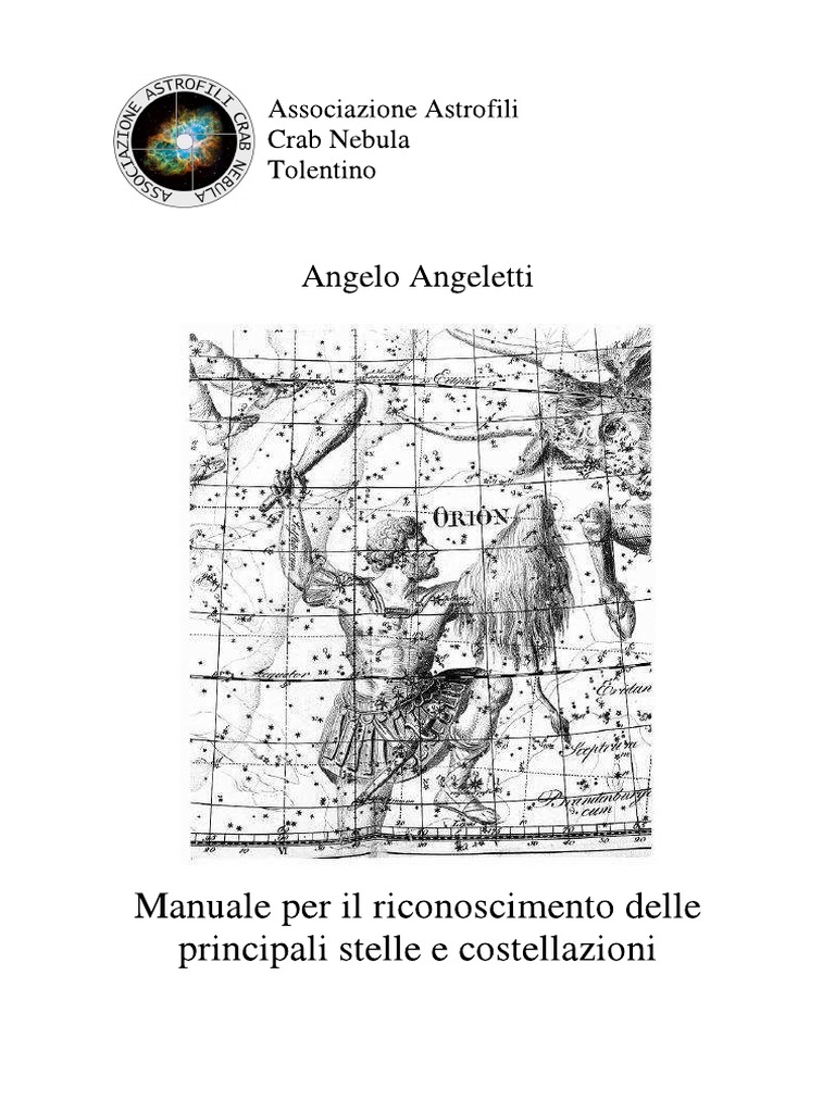 Manuale Per Il Riconoscimento Delle Principali Stelle e Costellazioni | PDF