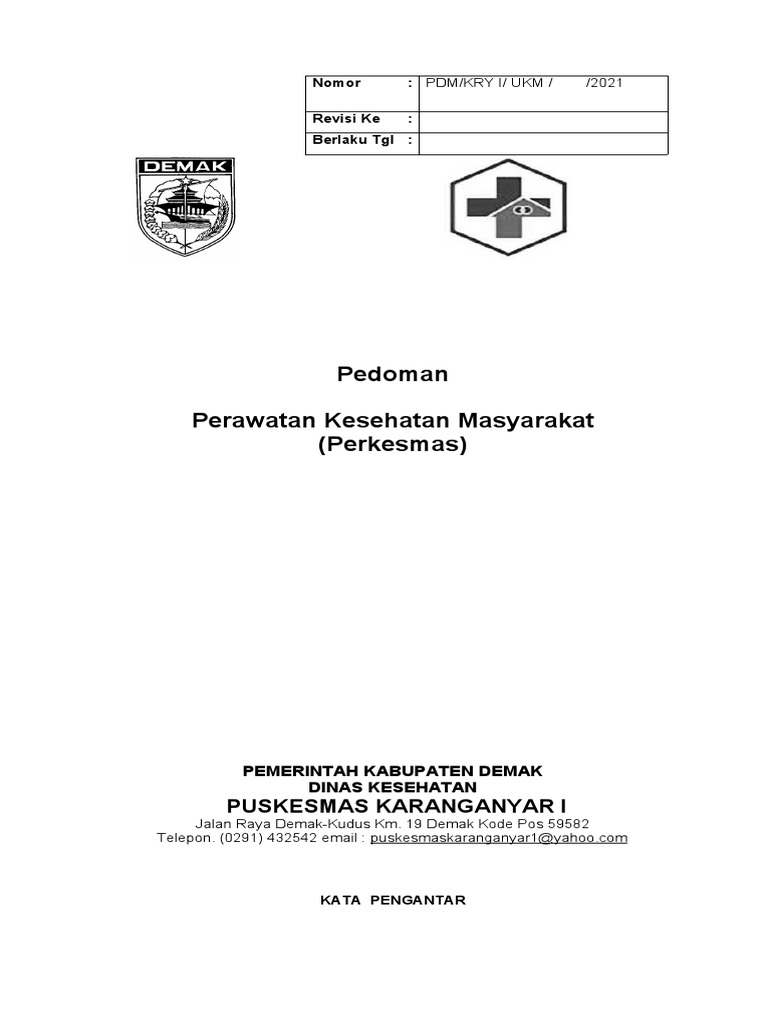 Pedoman Perkesmas 2021 | PDF | Kesehatan Holistik