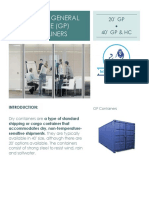 COntainer Van Specifications | PDF