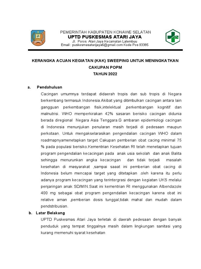 2022 Kak Sweeping Untukmeningkatkancakupan Popm | PDF