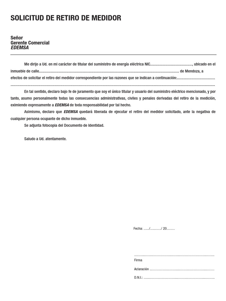 Solicitud-de-retiro-de-medidor | PDF