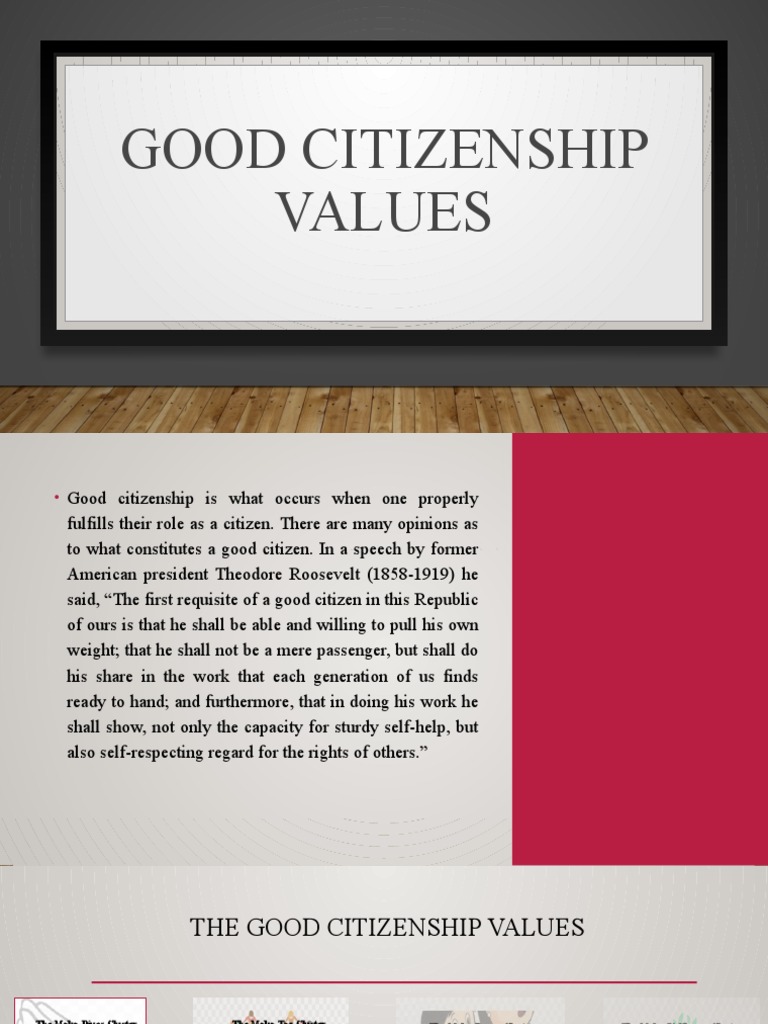 Lesson 5-Good Citizenship Values | Download Free PDF | Love | Citizenship