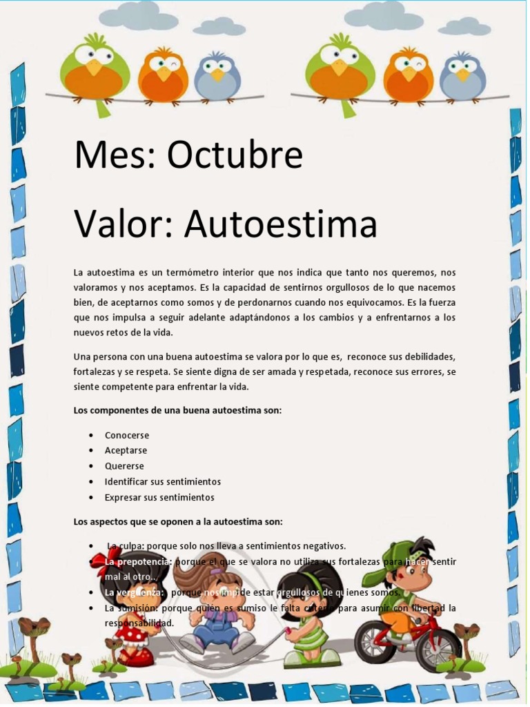 Autoestima | PDF | Autoestima