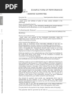 JBCC Guarantee For Advance Payment - Final 2020 | PDF | Guarantee | Surety