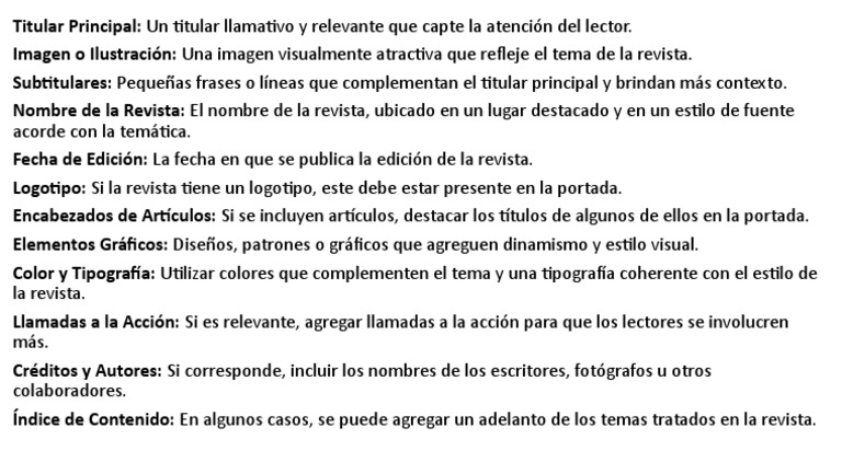 Elementos de Portada | PDF