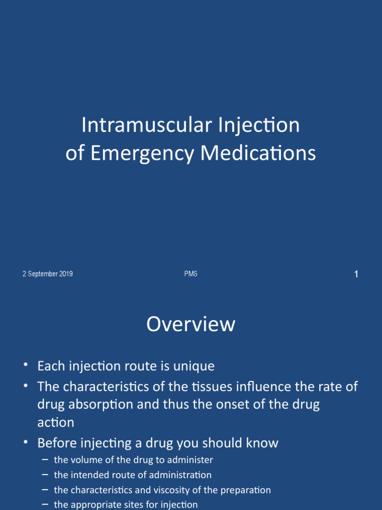 Intramuscular Injection Dental | Download Free PDF | Injection ...