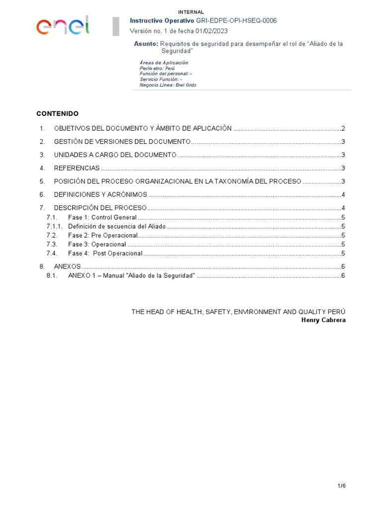 GRI-EDPE-OPI-HSEQ-0006 Requisitos de Seguridad para La Aplicación Del ...