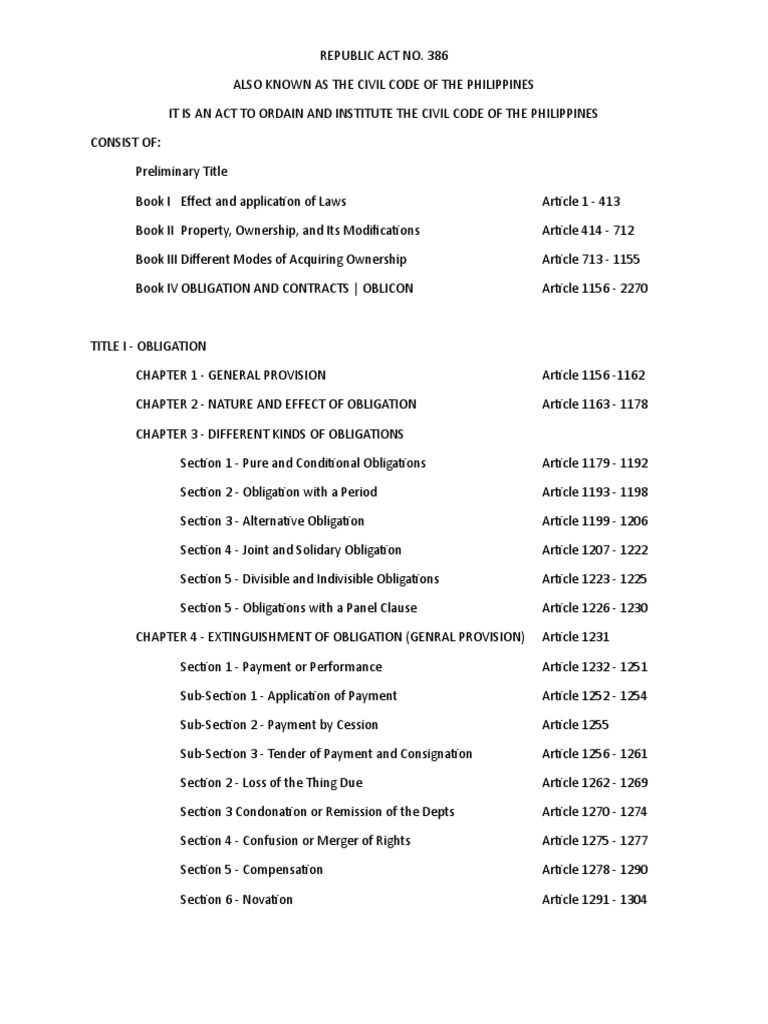 RFBT 1 - Obligation | PDF