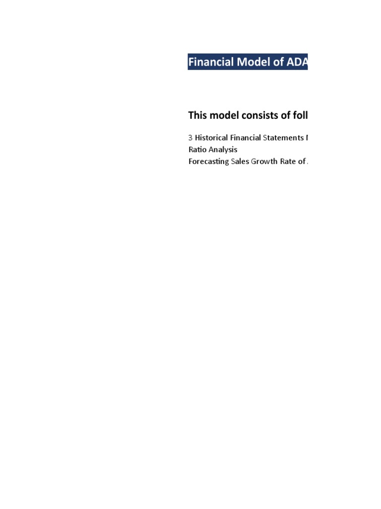 Adani Enterprises LTD Financial Model | PDF | Equity (Finance ...