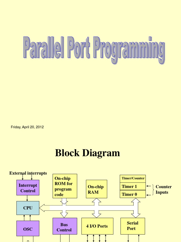 Friday, April 20, 2012 | PDF | Input/Output | Computer Engineering