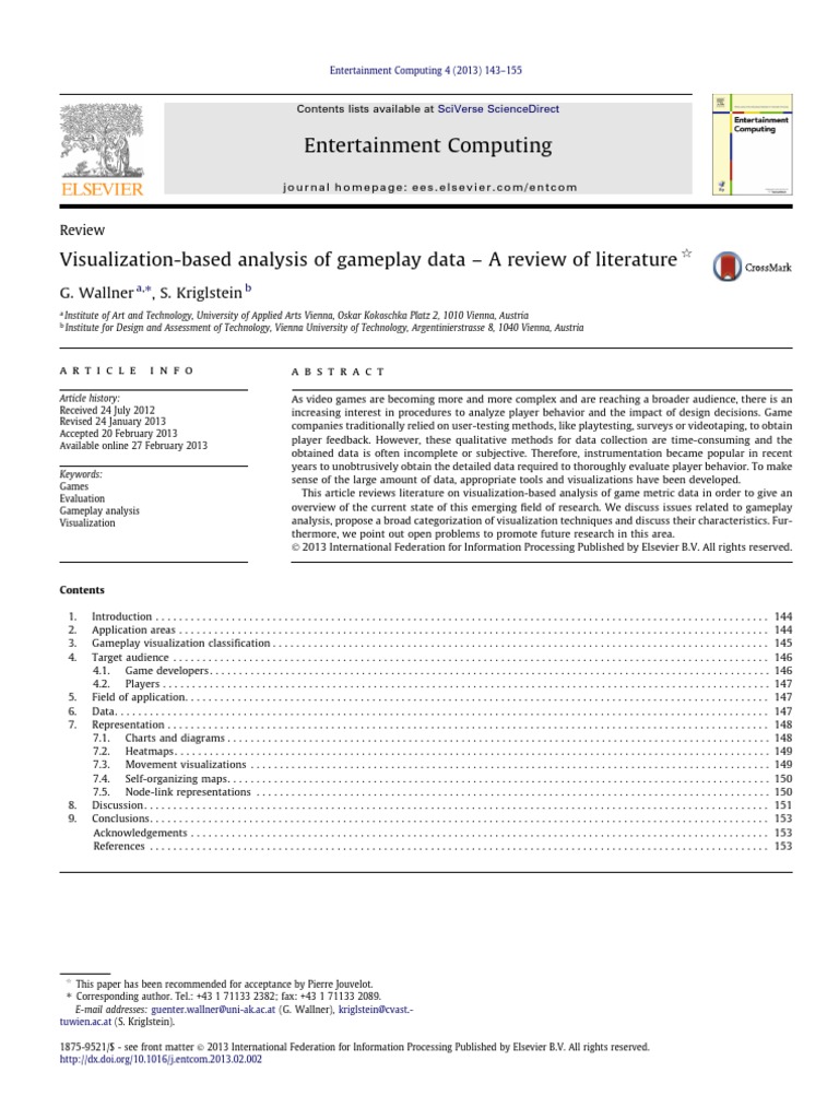 Game Play Analysis Research Article | Download Free PDF | Data ...