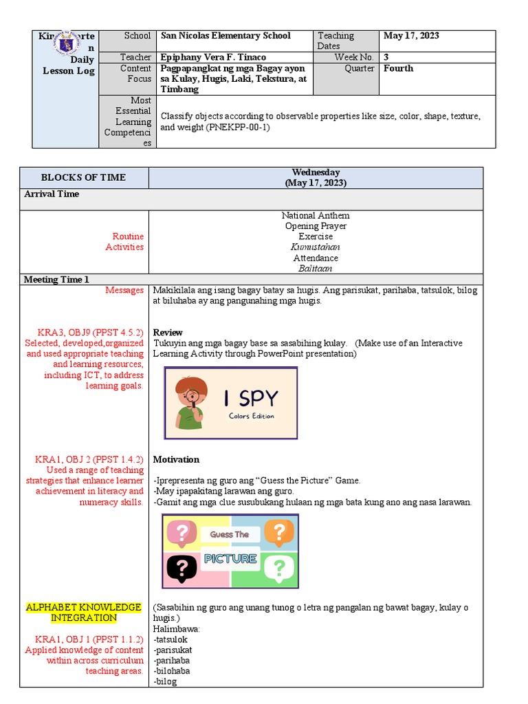 Tinaco Dll Cot2 2023 Finale | PDF