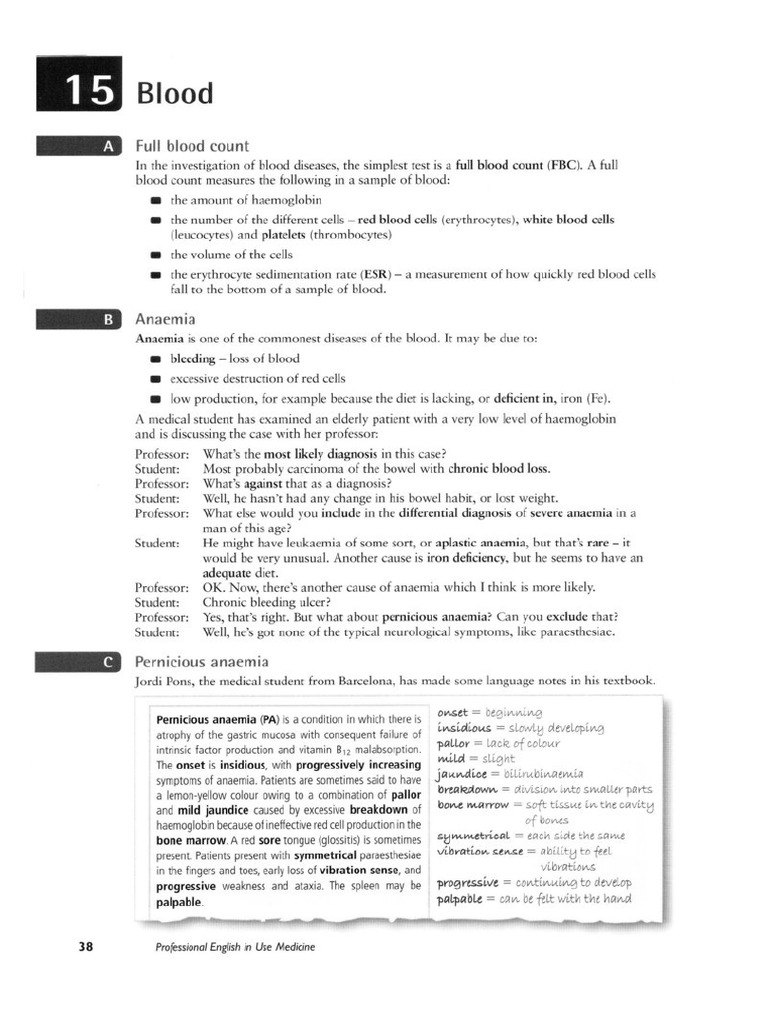 Blood and Lab Tests | PDF