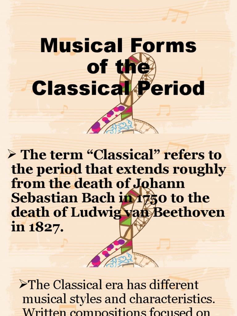 Musical Forms of the Classical Period | PDF | Classical Period (Music ...
