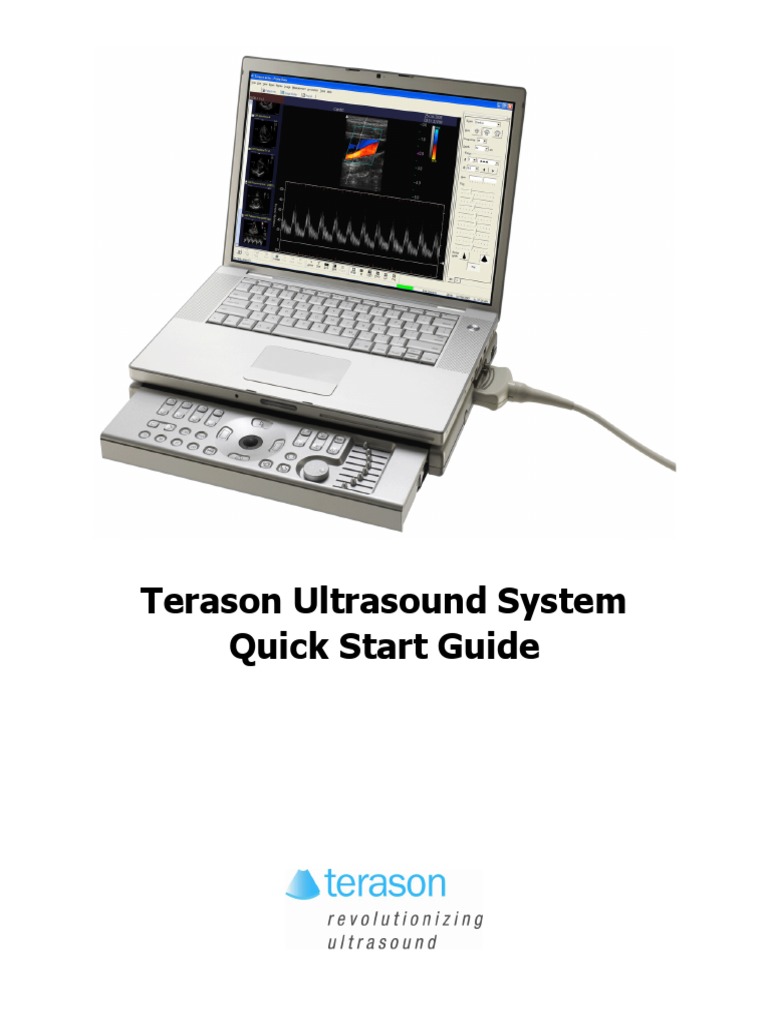 Terason Quick Start Guide | PDF | Medical Ultrasound | Menu (Computing)