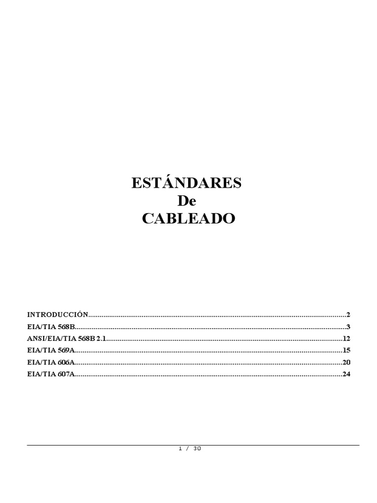Cisco CCNA Estandares de Cableado | PDF | Ciencias fisicas ...