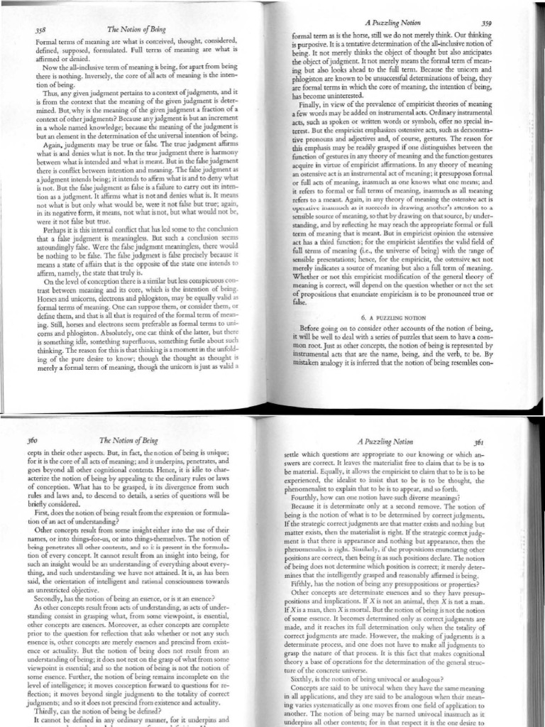 Bernard Lonergan Insight A Study of Hum | PDF