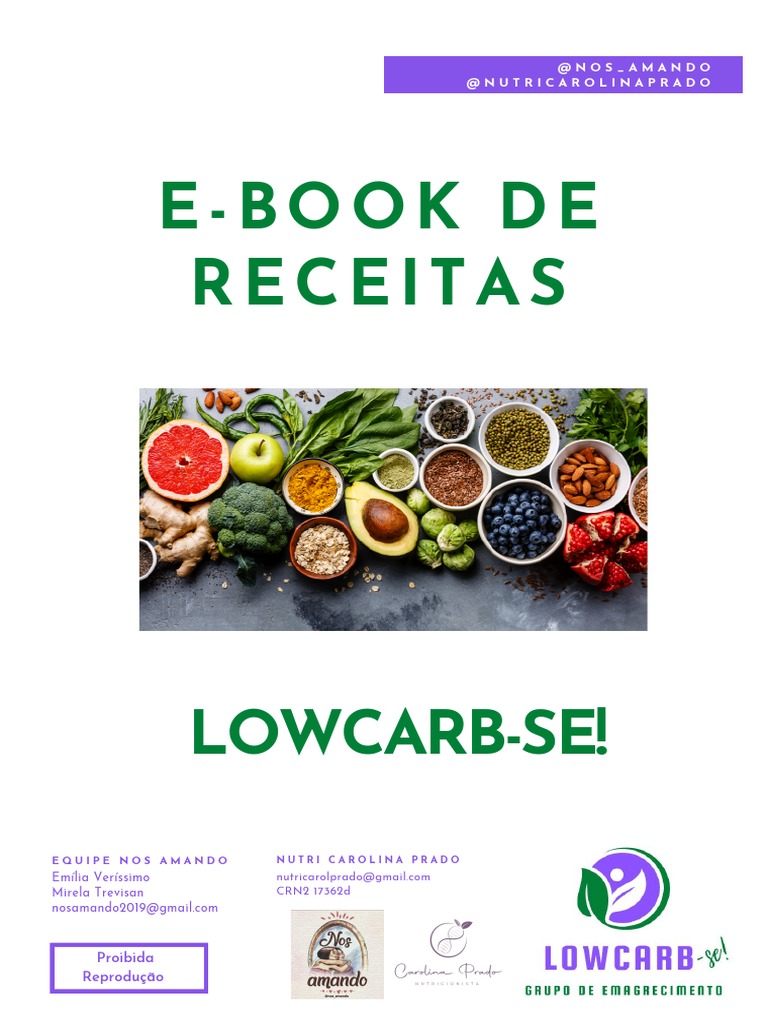 Receitas Low Carb Deliciosas e Saudáveis | PDF | Abobrinha | Caldo
