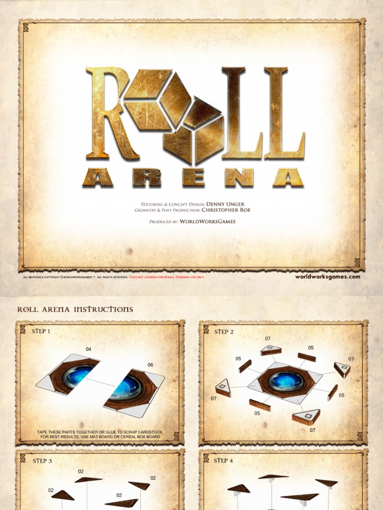 WWG - Roll Arena Instructions | PDF
