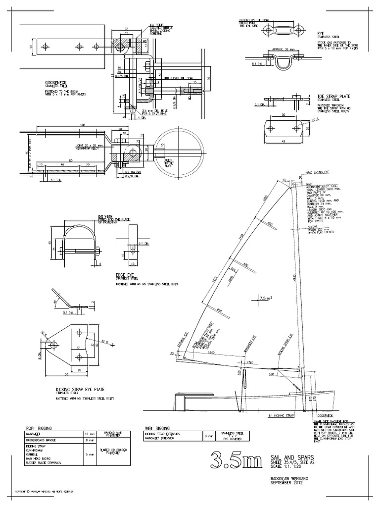 35m_4 Sail and Spars | PDF