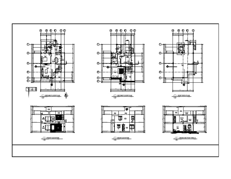 Detailed Floor Plan and Elevations | PDF | Cultural Heritage ...