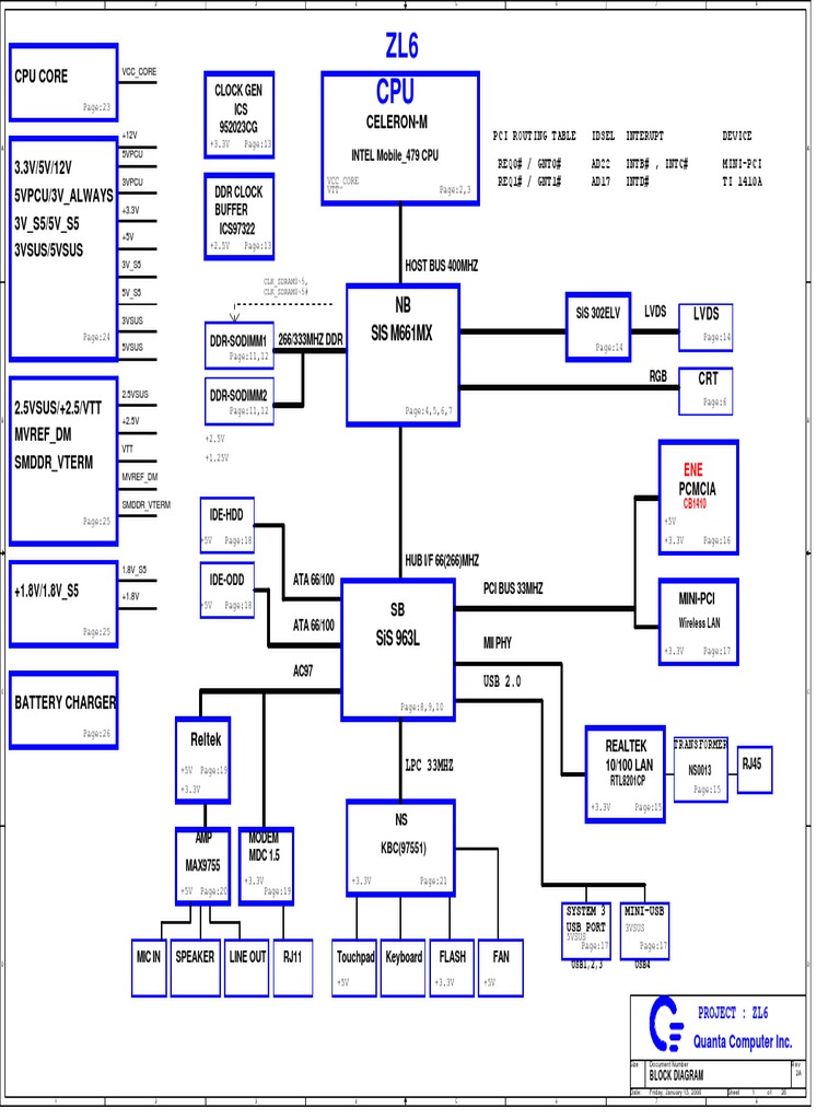Acer Aspire 3630 Esquema | PDF | Computer Engineering | Computing