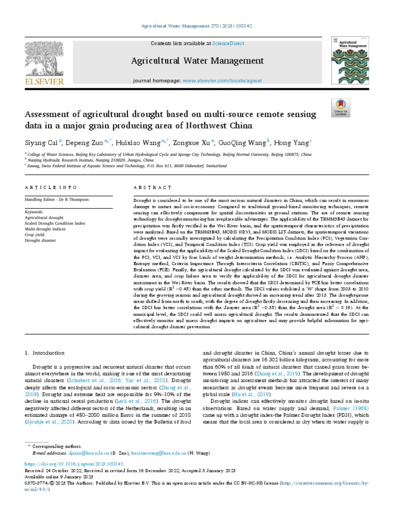 Final RRL 9 | PDF | Drought | Fertilizer Final RRL 9 | PDF | Drought | Fertilizer