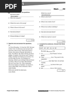 Project 1 Fourth Edition Tests For Unit 1 | PDF