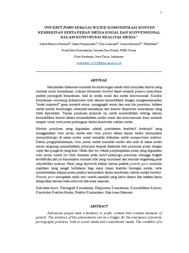 Astrid Monica H - 22041184038 - PKM-AI (UTS TPKI 2021C) | PDF | Ilmu Sosial