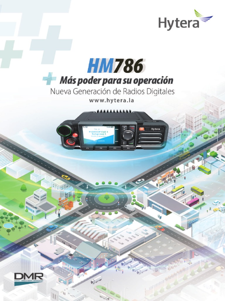 HYTERA HM786 Professional DMR Mobile Two Way Radio Brochure | PDF ...