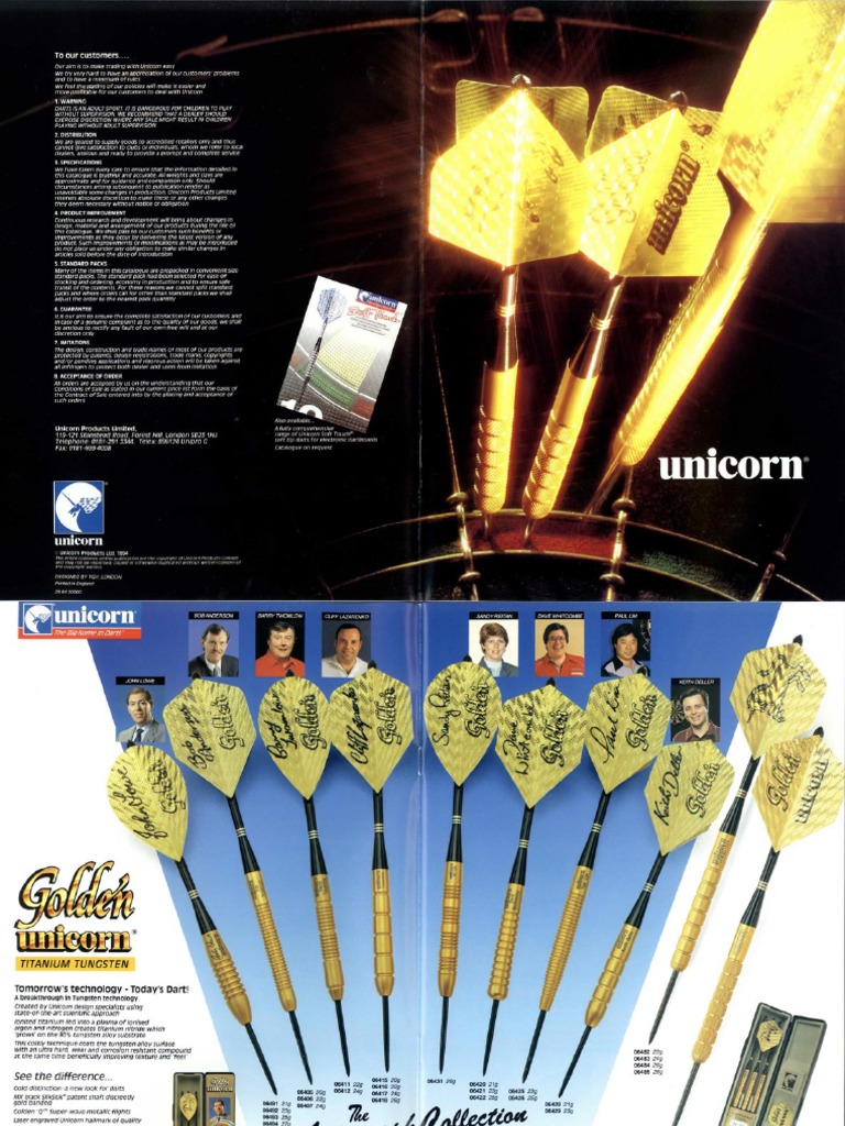 Unicorn Book of Darts 1995 | PDF