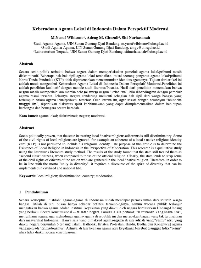 Final Template Artikel Karya Ilmiah-Yusuf Wibisono | PDF
