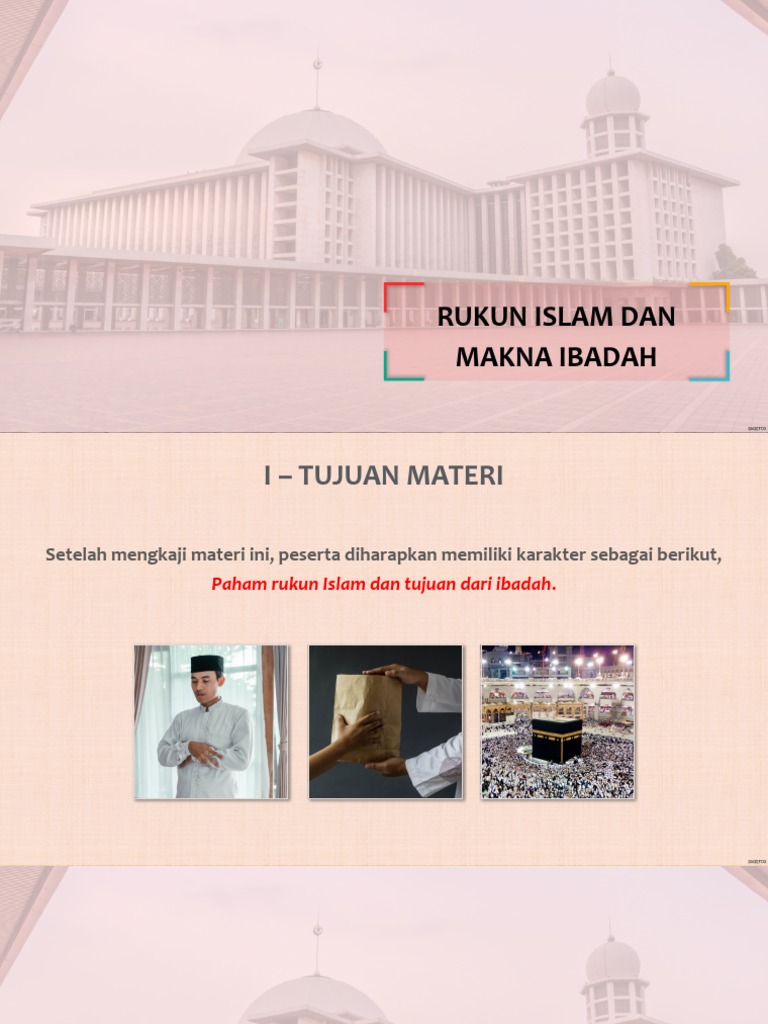 Hadits 3 Rukun Islam Dan Makna Ibadah | PDF