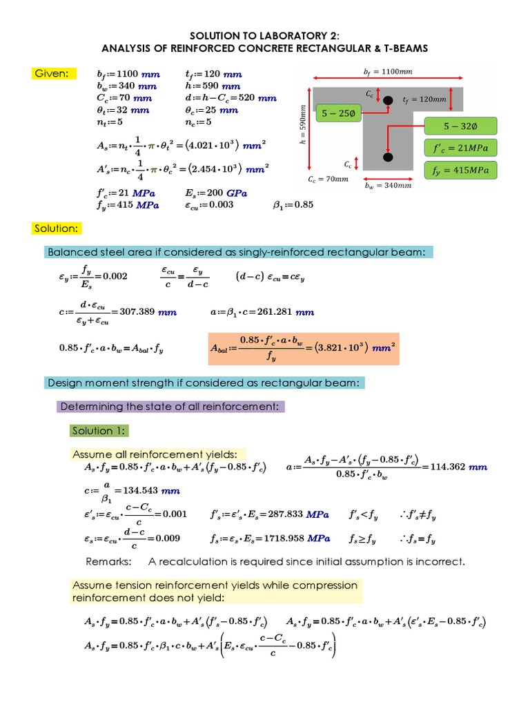 LAB2 Solution | PDF | Applied And Interdisciplinary Physics | Concrete