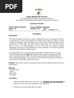 Estimating Population Size, Mark-Recapture | PDF