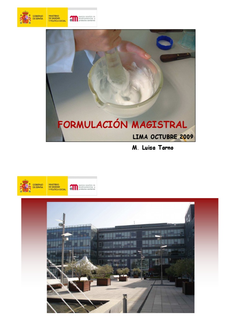 Formulacion Magistral Formulacion Magist | PDF | Farmacéutico | Farmacia