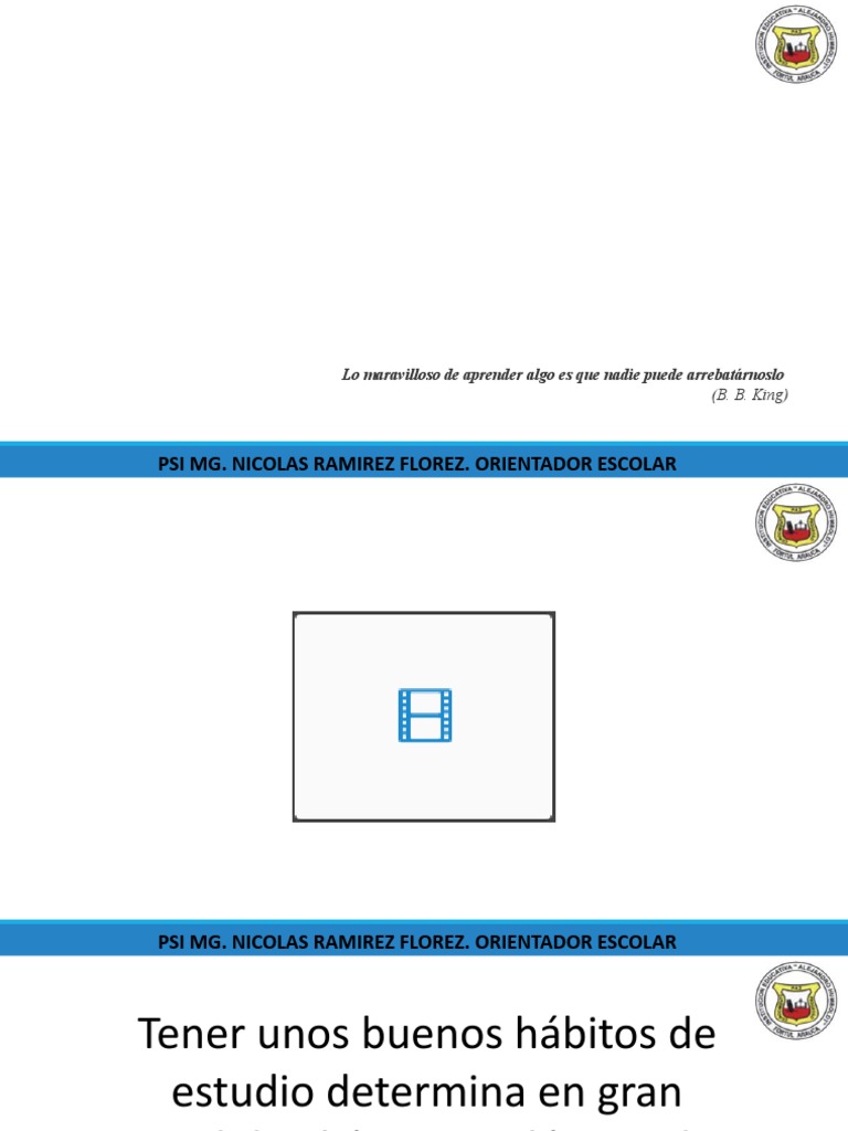 Hábitos de Estudio para Niños | PDF
