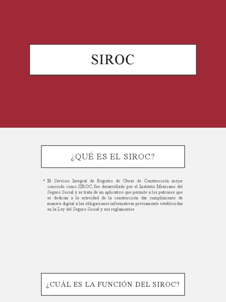 SIROC | PDF