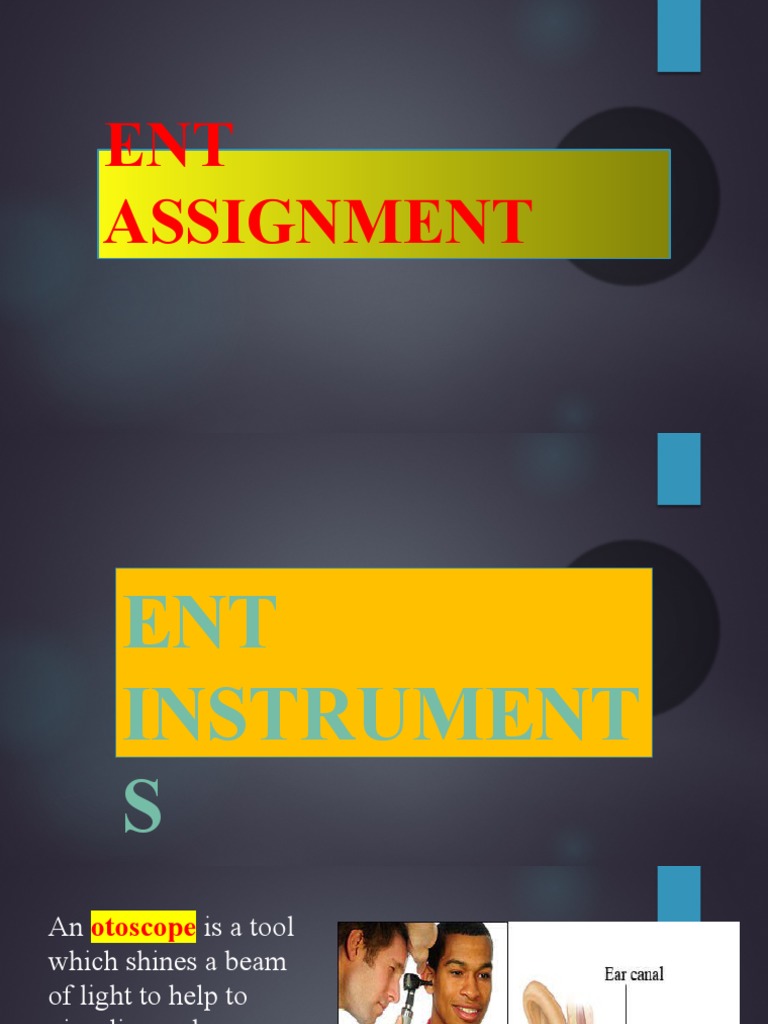 Ent Instrument | PDF | Ear | Hearing