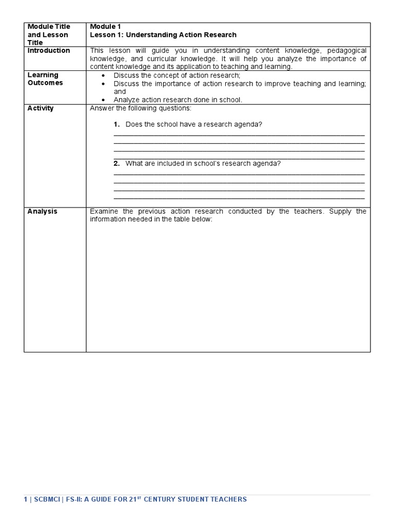 Action Research in Teaching Guide | PDF | Action Research | Teachers