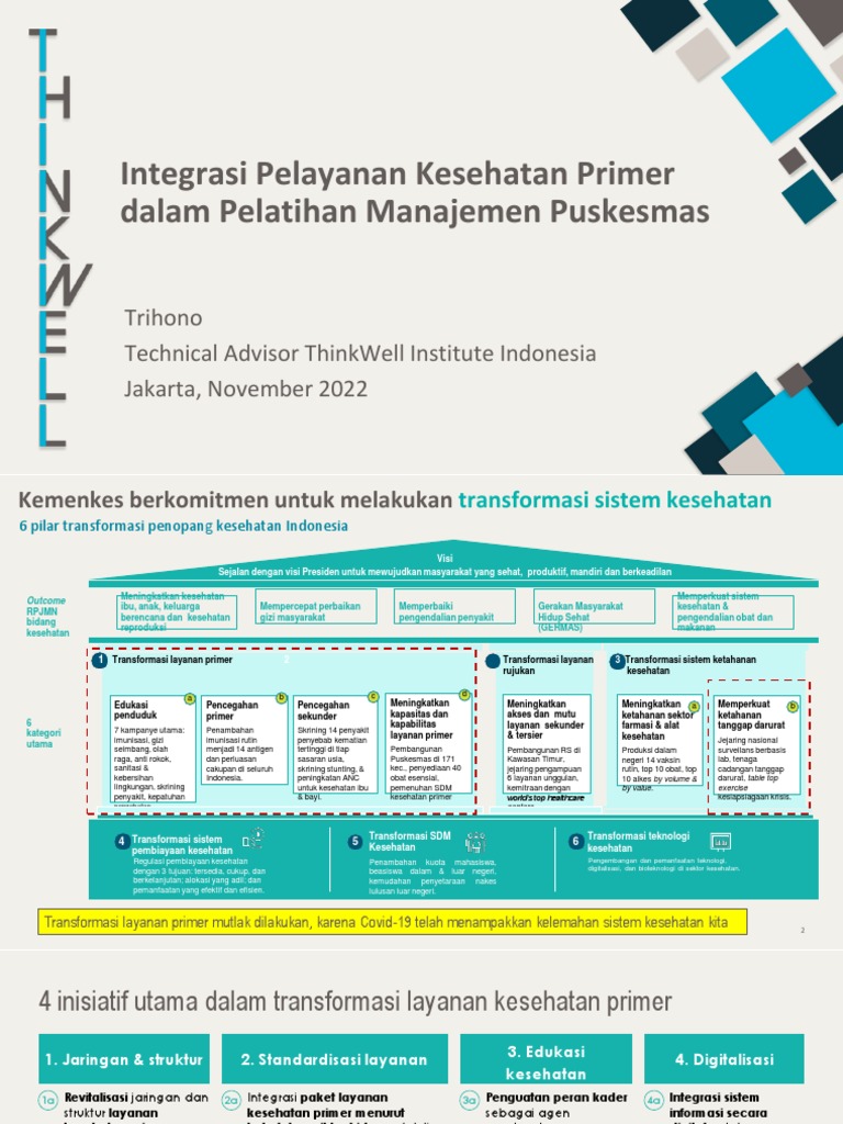 ILP Dalam Pelatihan Manajemen Puskesmas | PDF