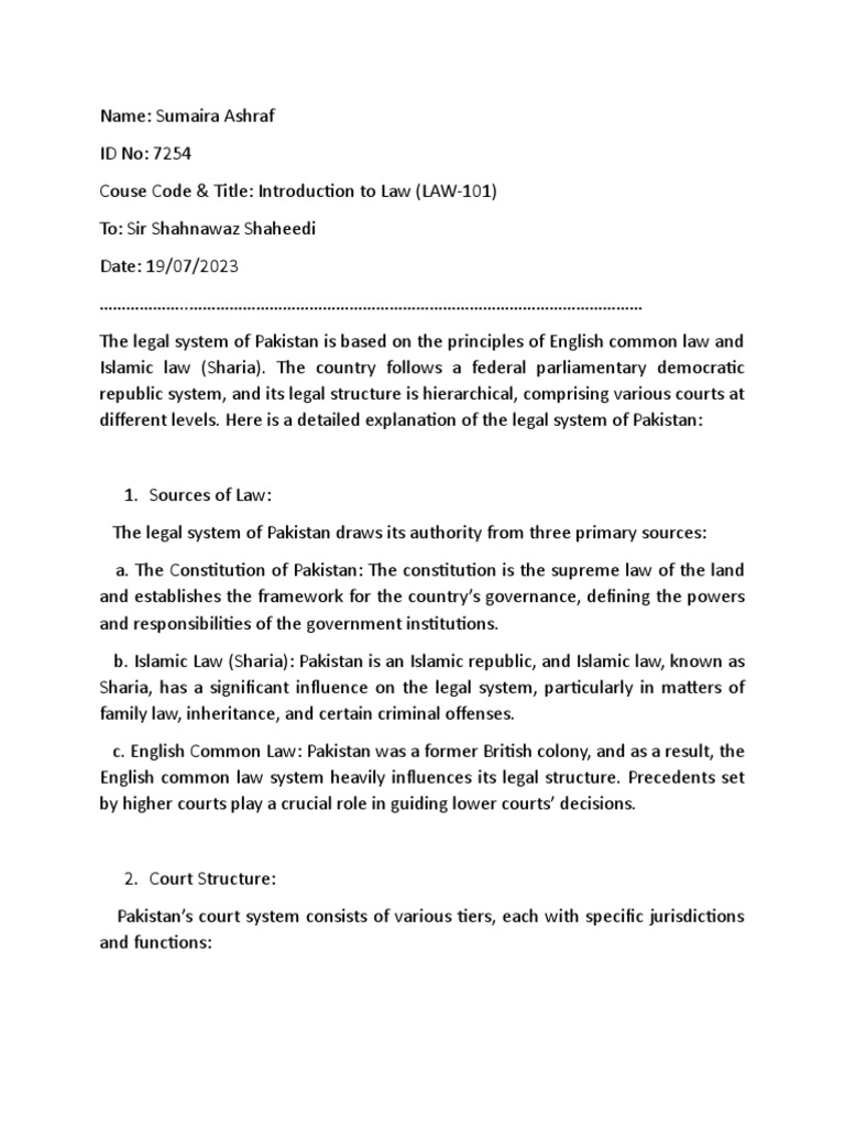 Assignment Law 101 | PDF