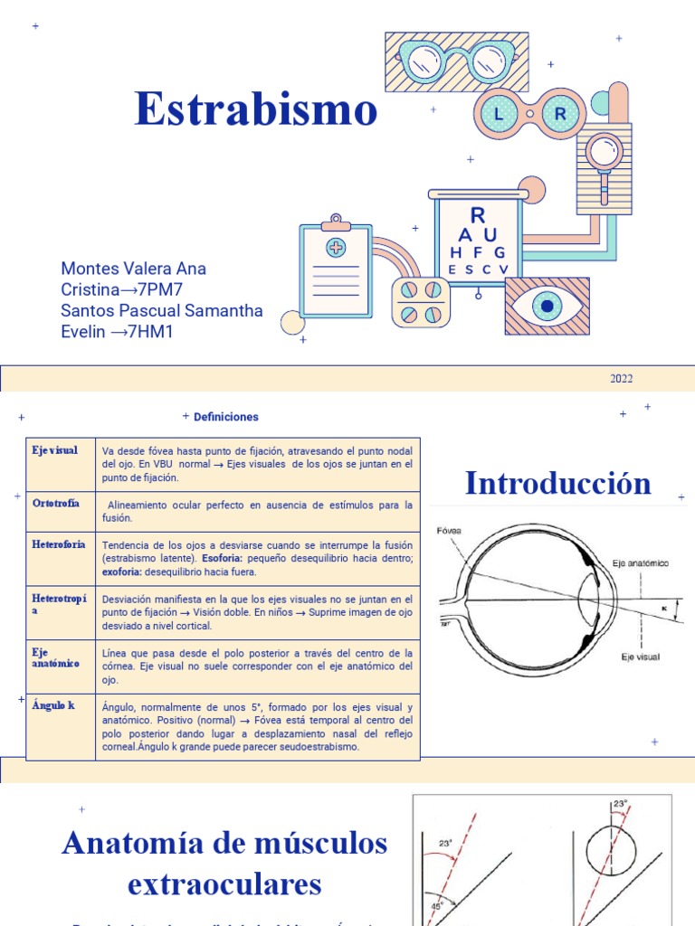 Estrabismo | PDF | Medicina CLINICA | Ojo humano