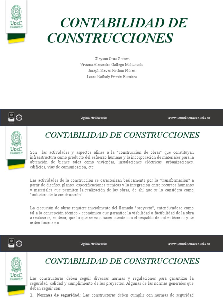 Contabilidad de Construcciones | PDF | Contabilidad | Presupuesto