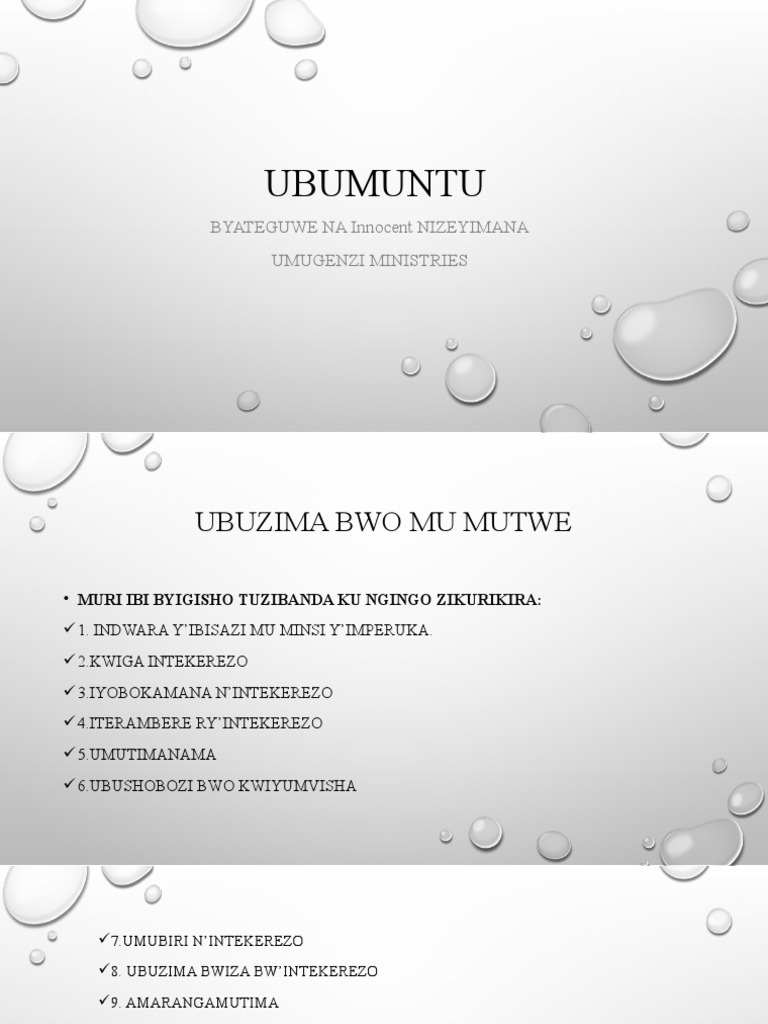 11 Ubumuntu | PDF | Bantu