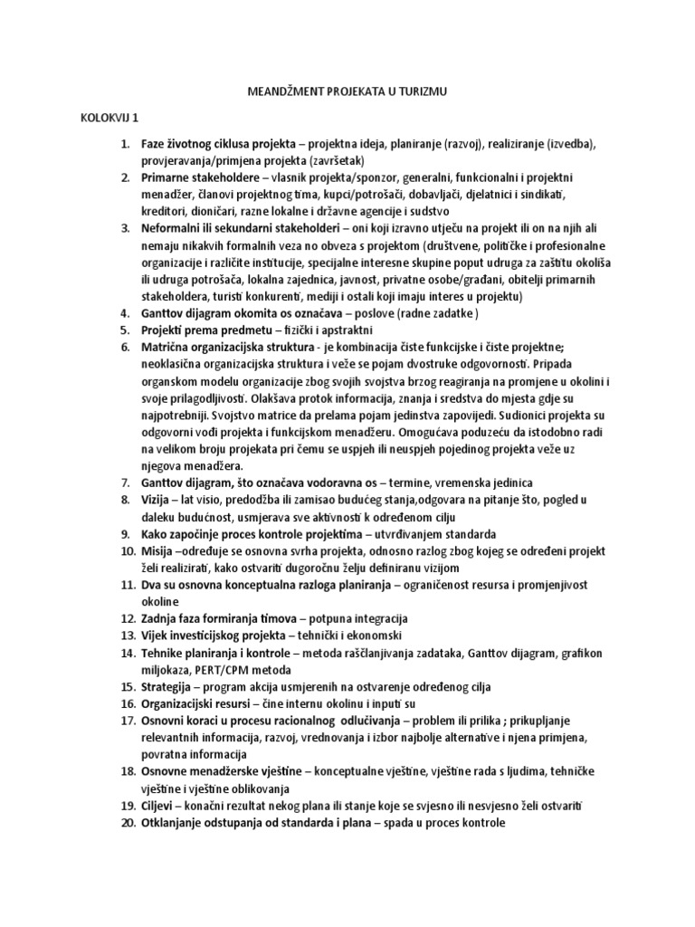 Zavrsni Projekti | PDF