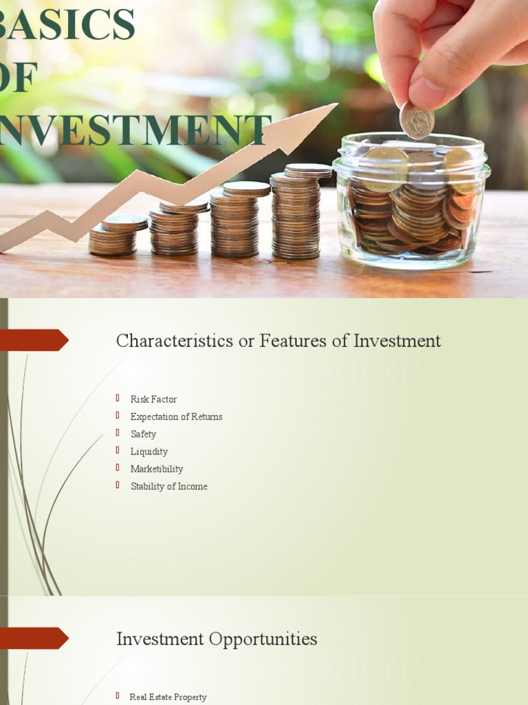 Basics of Investment | PDF