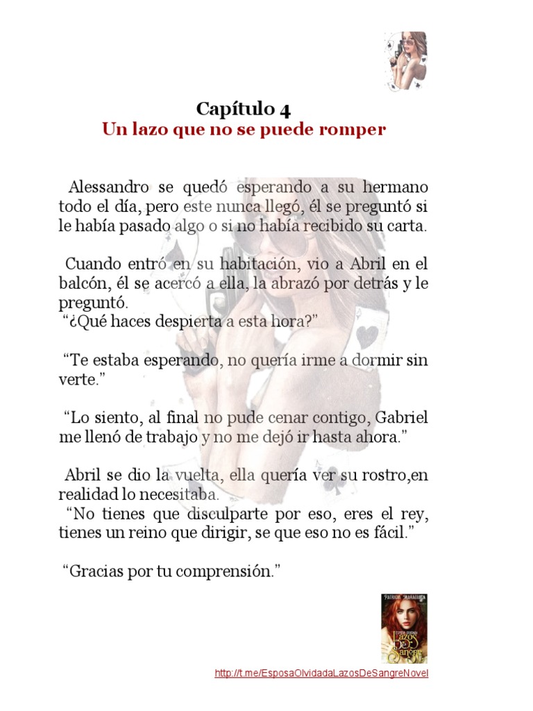 CAP 4-5 Esposa Olvidada - Lazos de Sangre | PDF