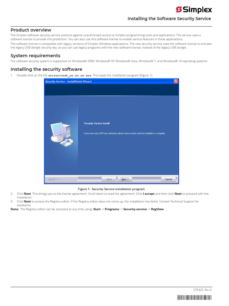 Product Overview: Installing The Software Security Service | PDF ...